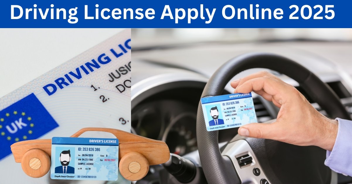 Driving License Apply Online 2025 | आधार से घर बैठे ड्राइविंग लाइसेंस ...