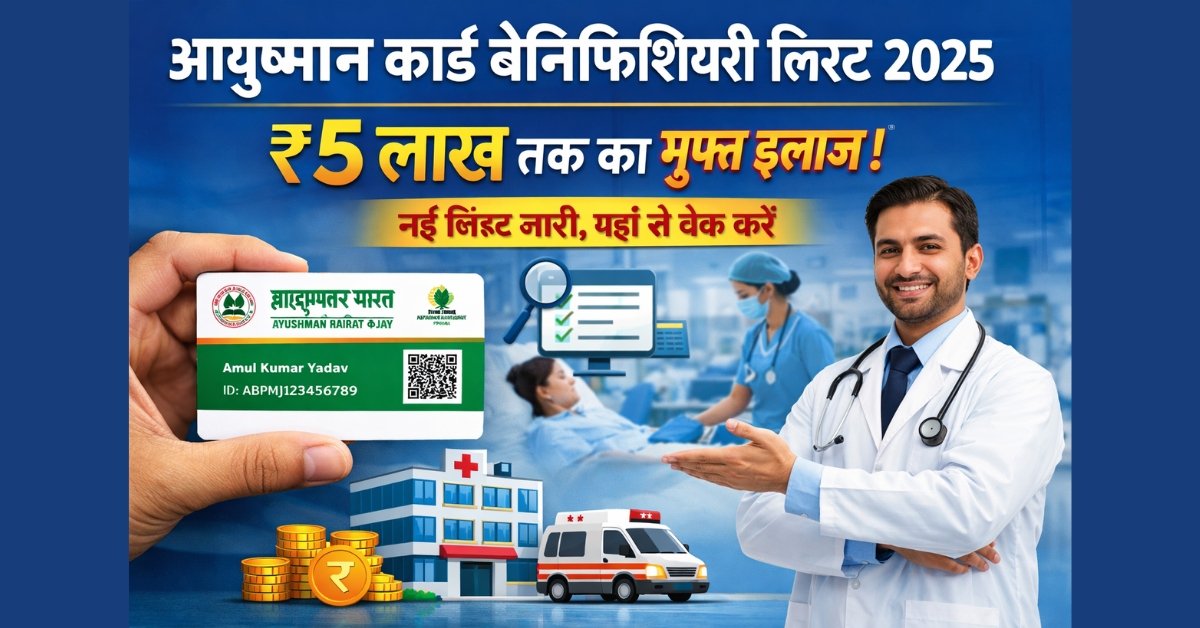 Aayushman Card Beneficiary List 2025: पाँच लाख तक का मुफ्त इलाज, नई ...